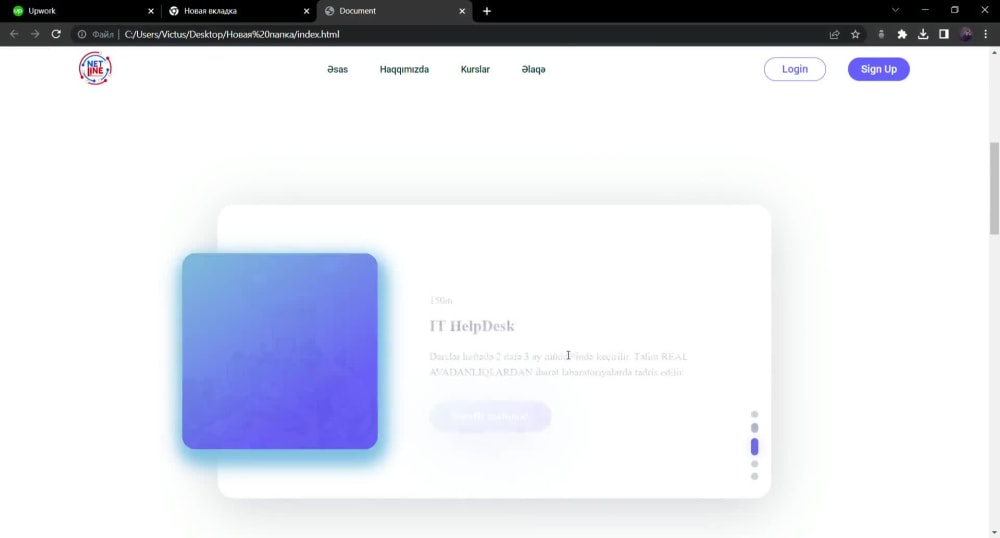 Full-fledged website for your organization | Upwork