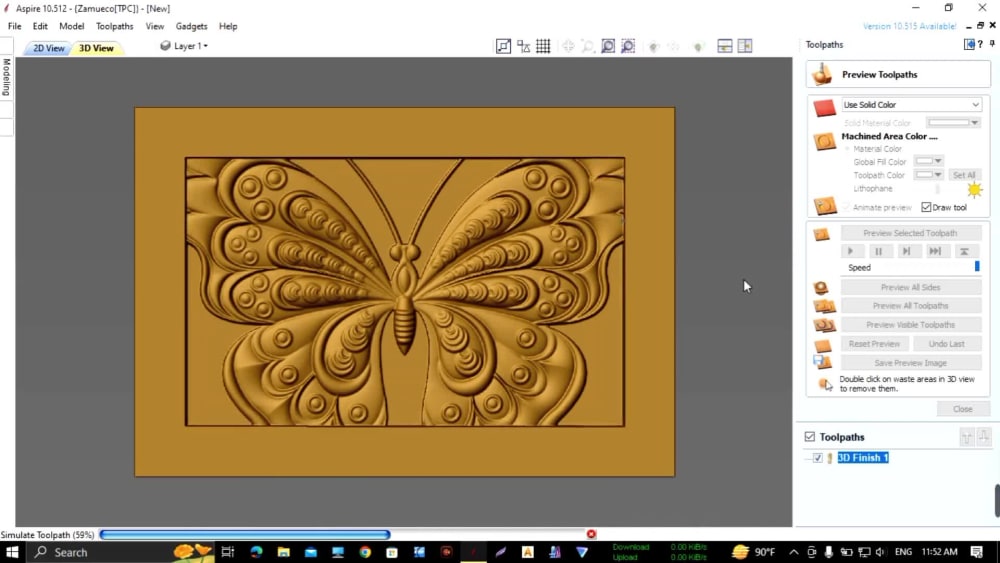 CNC programming CNC machines tool path Gcode Vectric Aspire, Vcarve Pro | Upwork