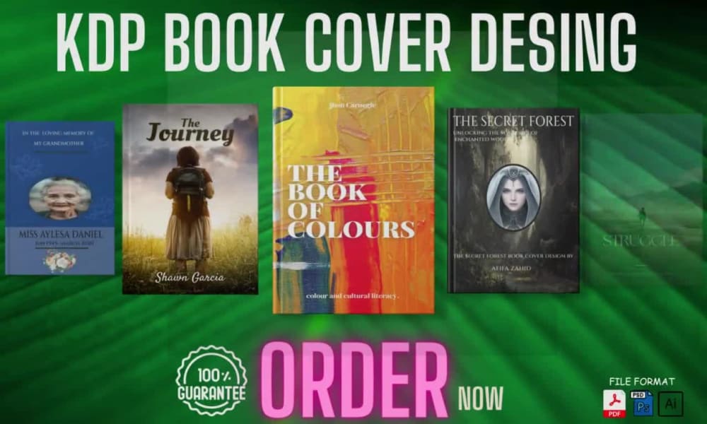 Transform book cover into a masterpiece with my designs." | Upwork