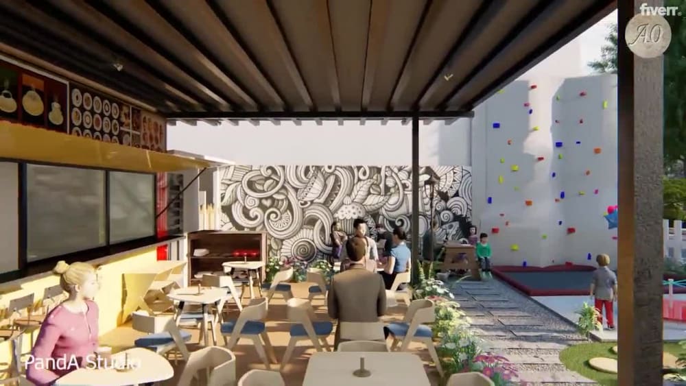 A quality 3d food animation, 3d water simulation for your restaurant ...