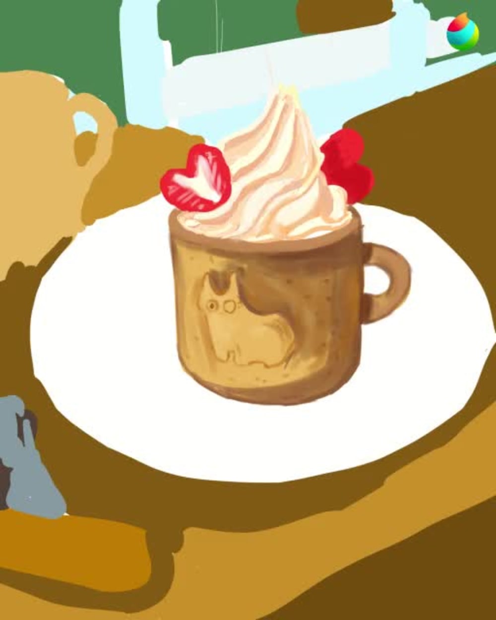 A digital illustration in a soft and pastel aesthetic | Upwork