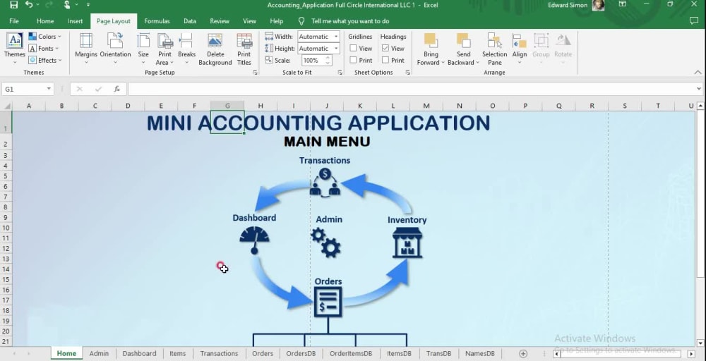 Advance Excel Template created by me, with VBA Macro, | Upwork