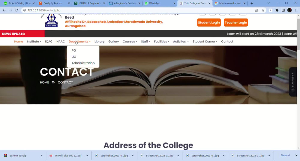 School or college website | Upwork