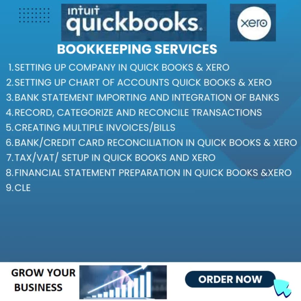 A perfect and accurate Quickbooks online bookkeeping solution | Upwork