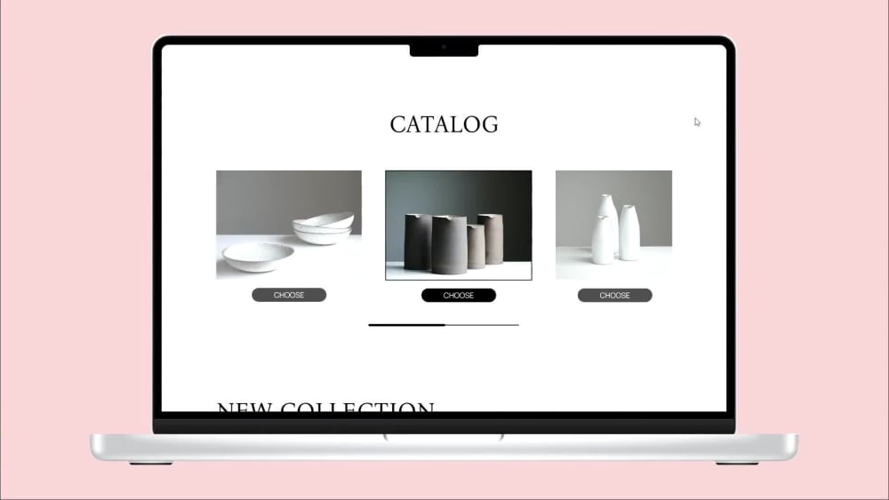A personal website design according to requirements and short deadlines ...