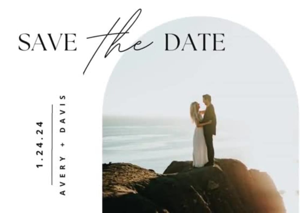 An Elegant Digital Wedding Invitation & Save the Date | Upwork