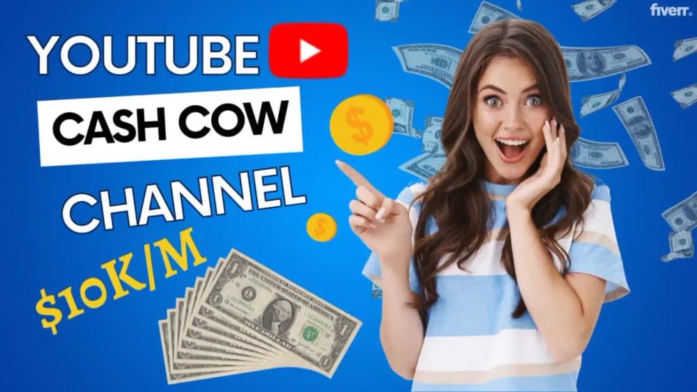 Fast-rising automated cash cow youtube video channel to monetize cash ...