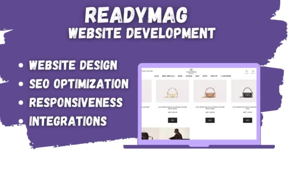 Responsive Readymag website with amazing animations, Tilda/Readymag website | Upwork