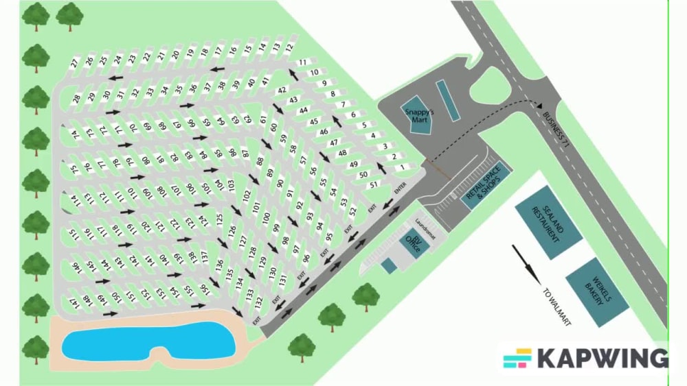 Custom vector 2d map, campground site, and city map | Upwork