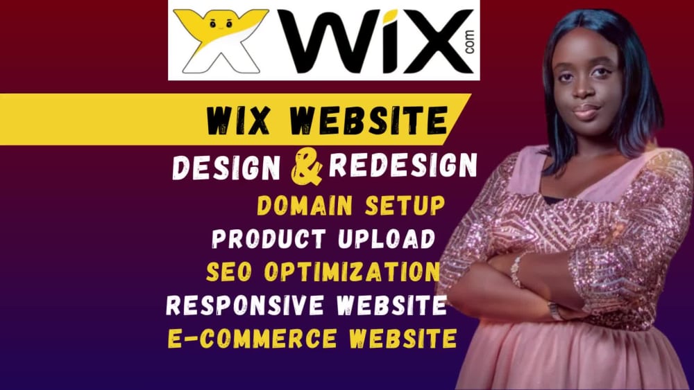 Wix website design, redesign, wix website e-commerce, wix landing page ...