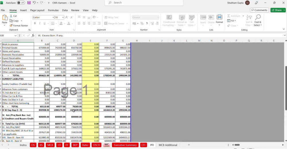Your work done using MS Excel , Spreadsheets | Upwork