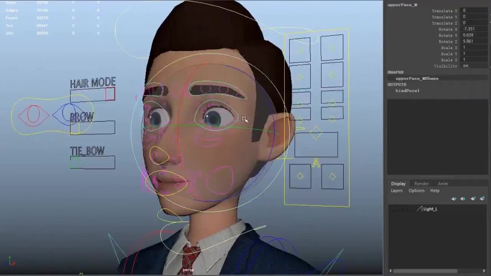 Full body 3d character rigging, face and joint rig, blend shape, skinning | Upwork