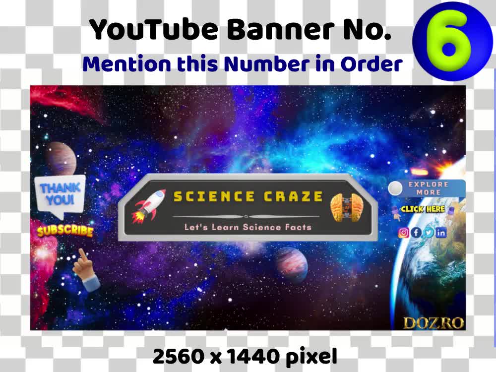 YouTube Banner Design Services to create Custom YouTube Channel Banner ...
