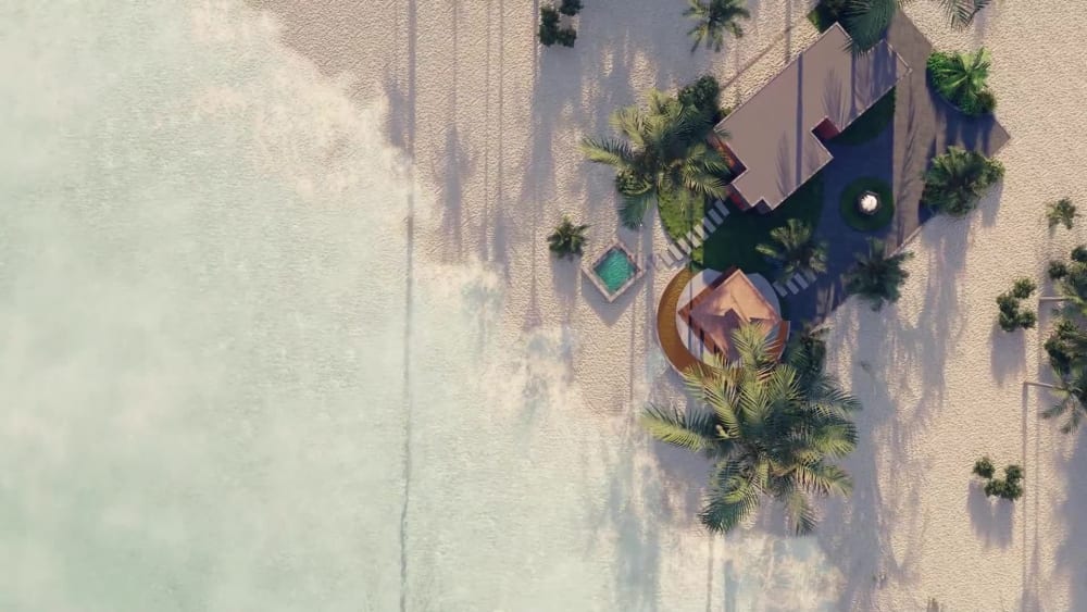 Fantastic 3D Visualization of a Beach Resort | Upwork