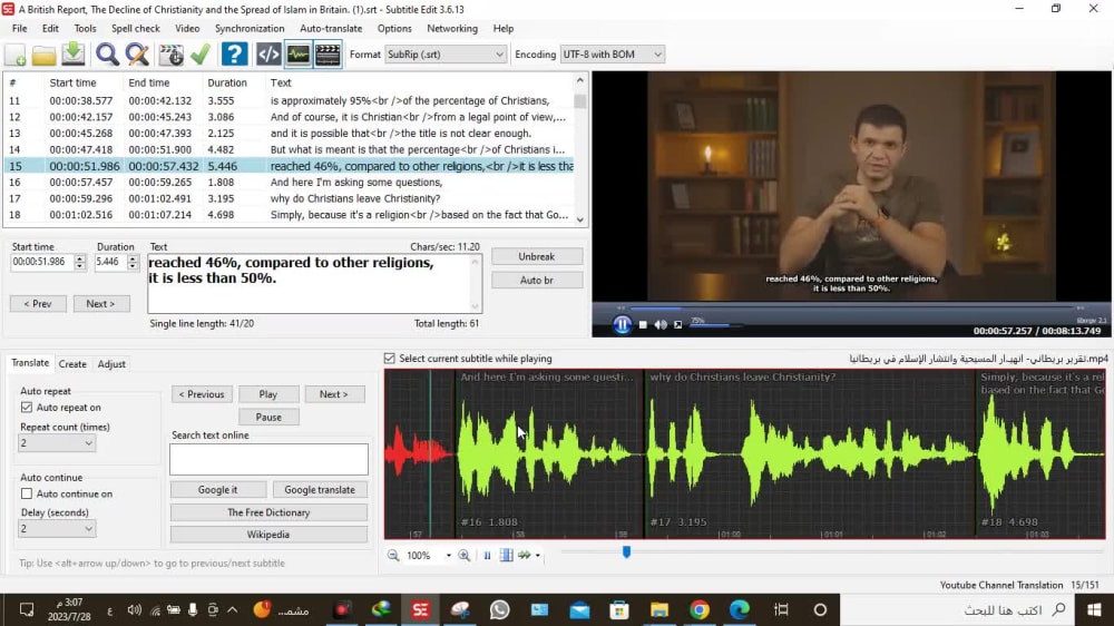 Translation & Subtitling from Arabic To English | Upwork