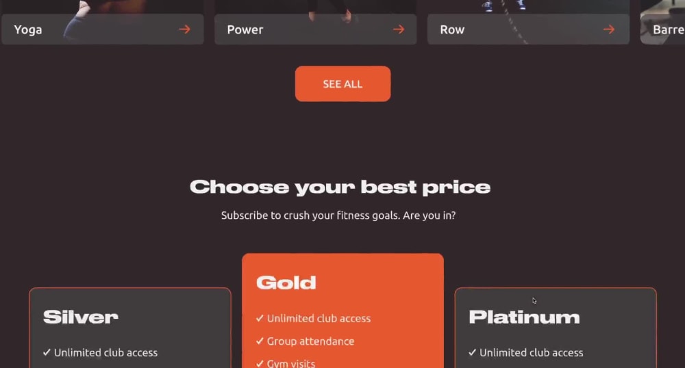 A unique and modern landing page design | Upwork