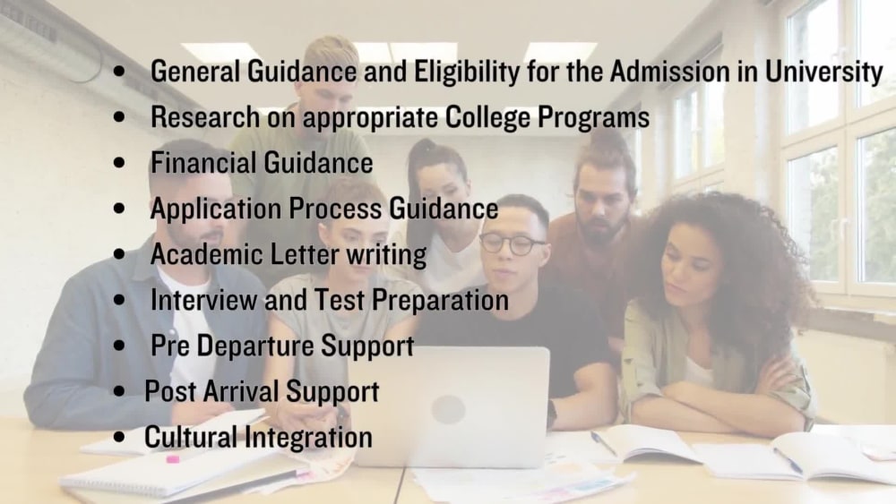 Visa Application Assistance, University Admission and Financial ...