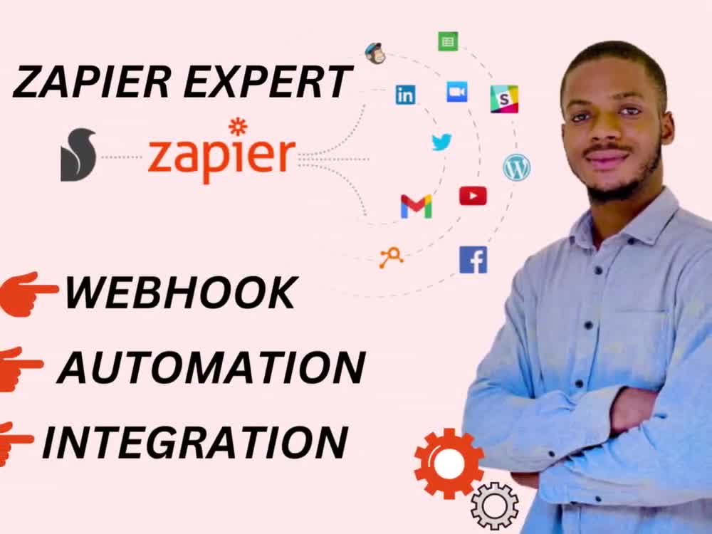 Zapier automation workflow, Zapier webhook API integrations, Zapier zap | Upwork