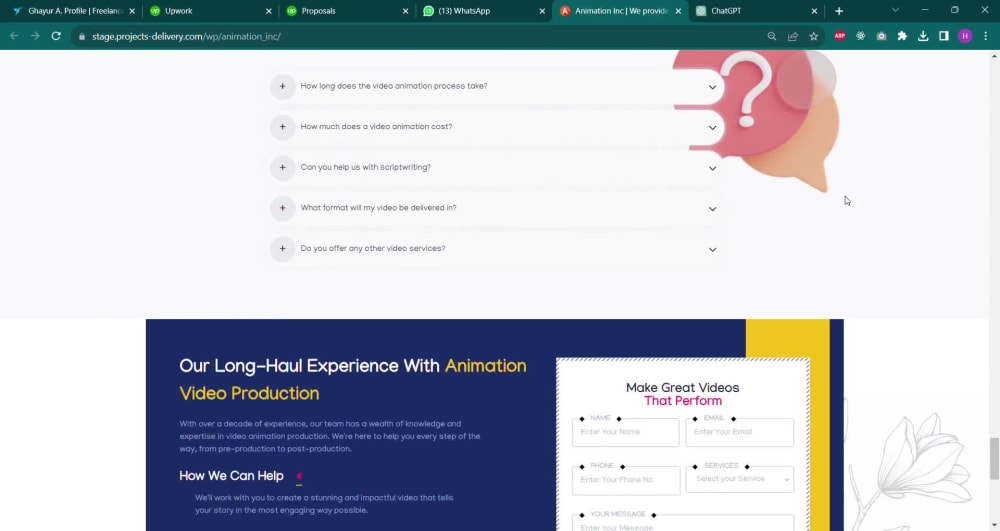 Web development/ Web designing | Upwork
