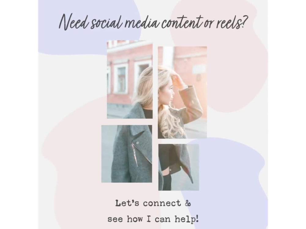 Social media content creations | Upwork