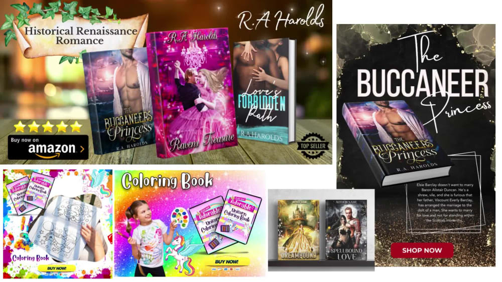 Promotional Graphics For Amazon+ Content within 48 hours! | Upwork