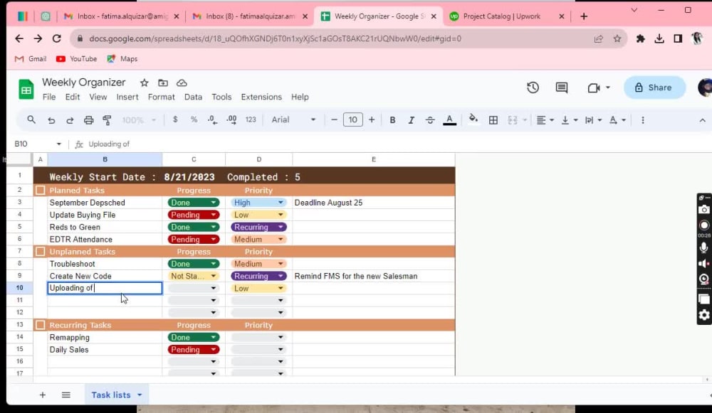 Designed to assist you in effectively monitoring the progress of your ...