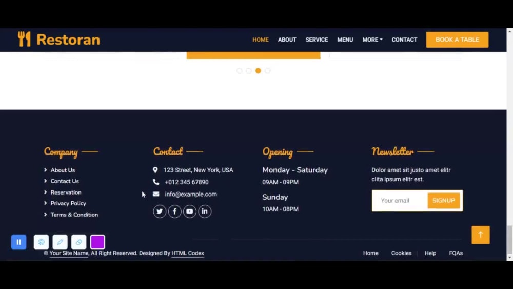 Exquisite Restaurant Website | WordPress Design & Development | Upwork