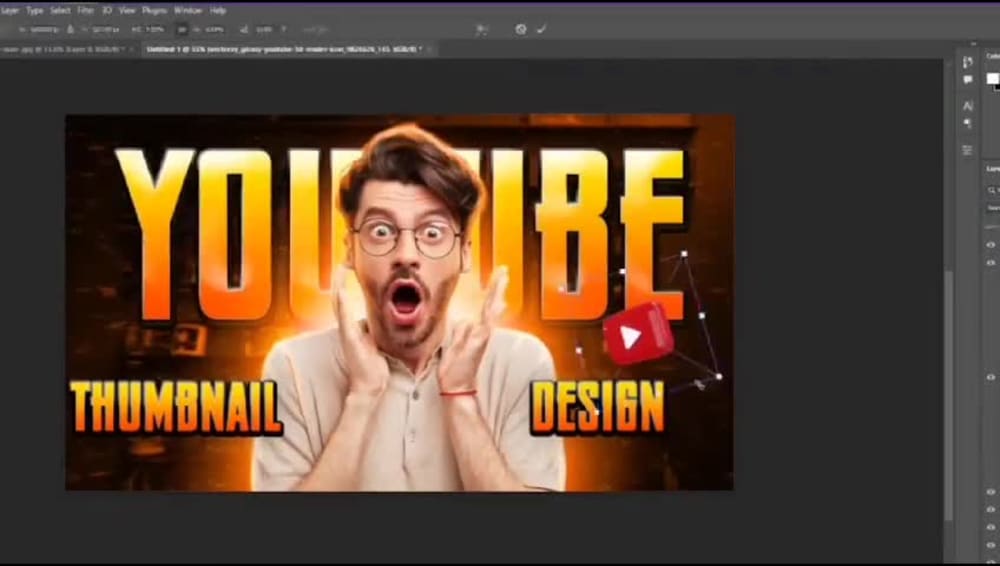 I will design amazing youtube thumbnail for you | Upwork
