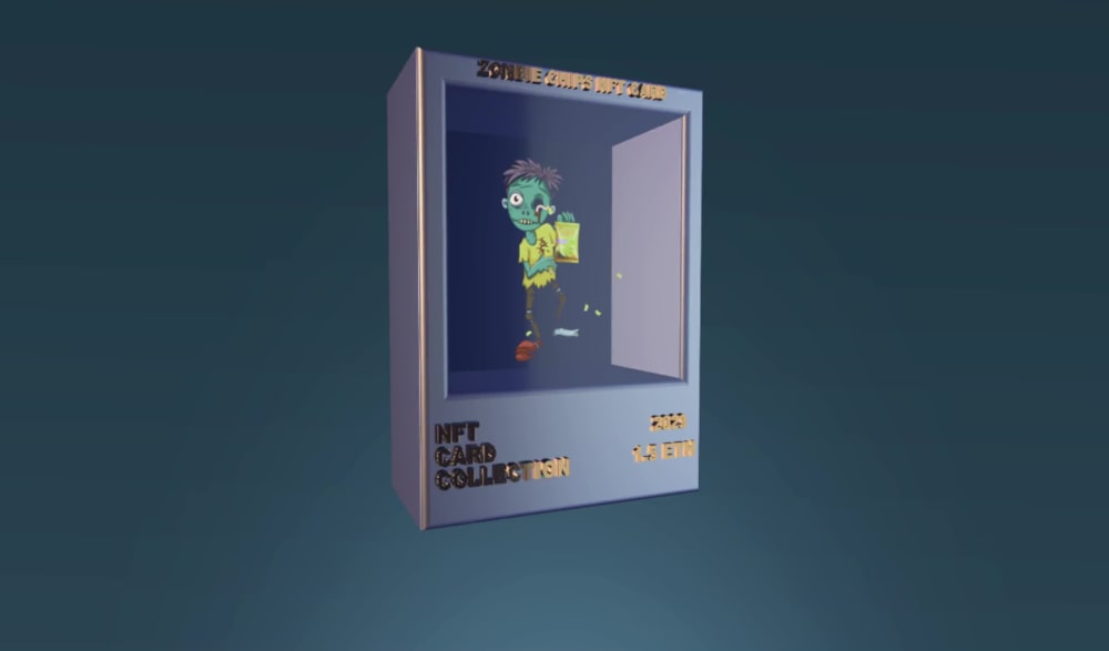 Nft animation, NFT CARd in a perfect loop | Upwork