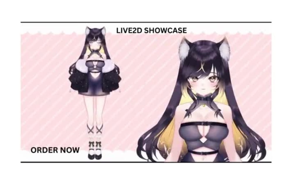 Draw and rig vtuber model, live2d, 2d vtuber mode,2d vtuber ready to rig.l | Upwork