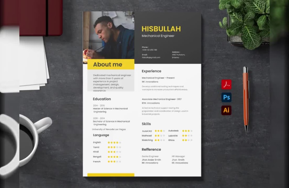 Revamp Your Career with a Stunning Professional Resume or Modern CV ...