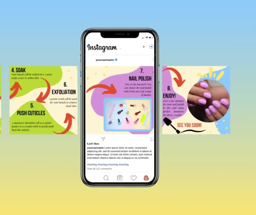 Engaging and cohesive IG carousel visuals | Upwork