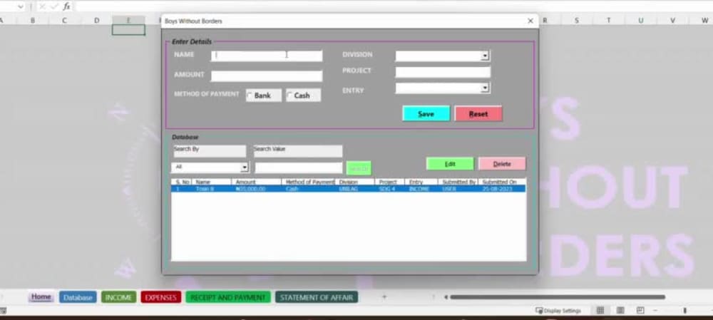 A Completely Automated Macro Data Capture Form | Upwork