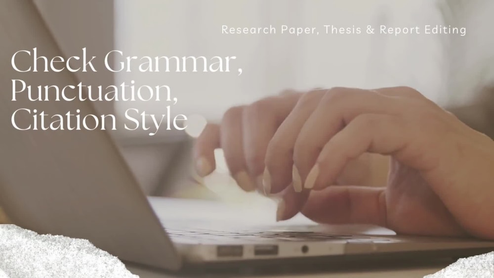 A professional proofreading and editing services | Upwork