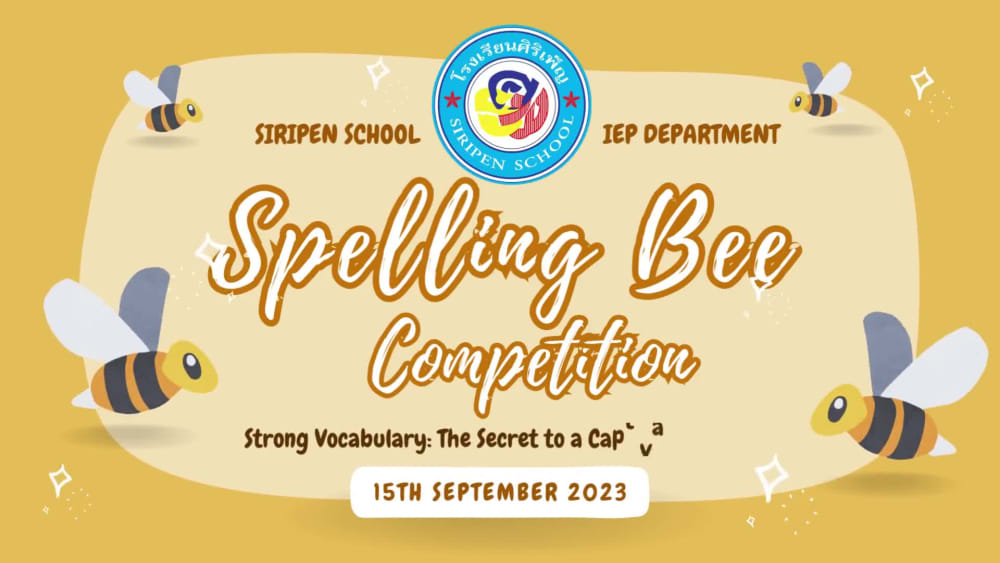 A fantastic deliverable that drives impact to a Spelling Bee Contest ...