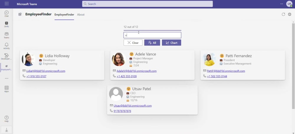 SharePoint Employee Directory with Organization Chart | Upwork