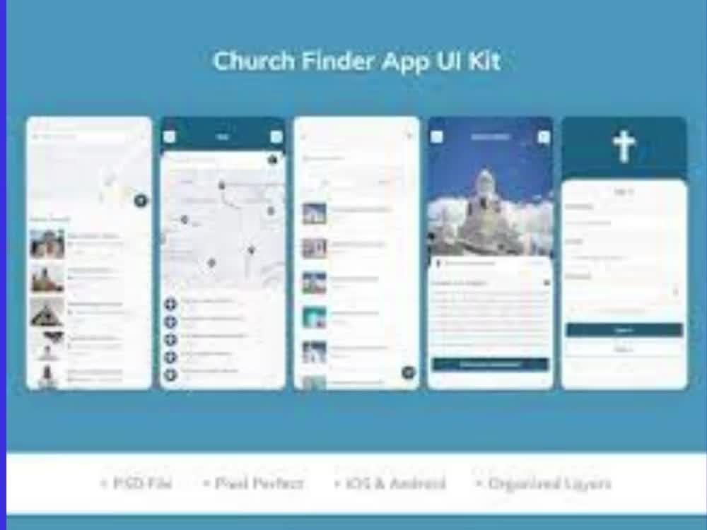 Design a standard church app, bible, mobile app, donation app, live ...