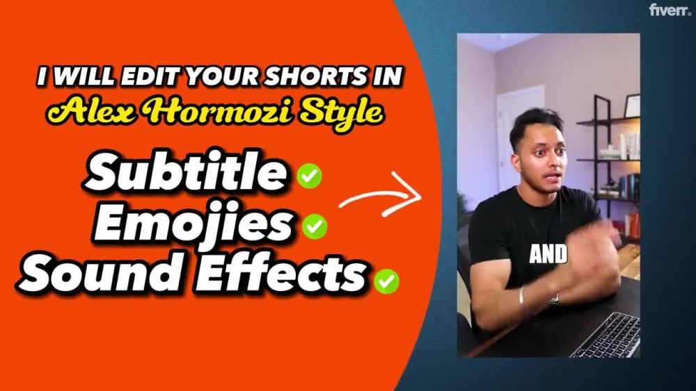 Edit alex hormozi engaging style reel in 24 hr | Upwork