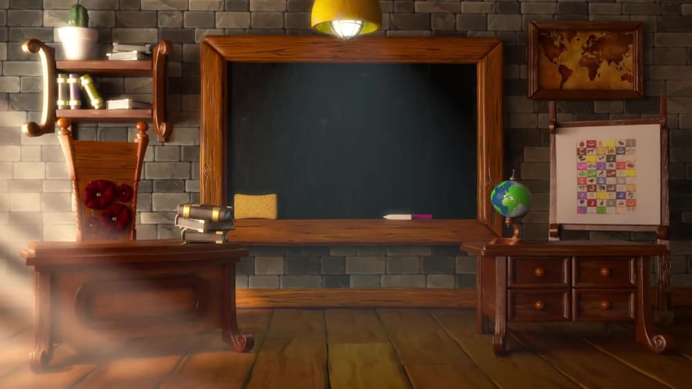 3D stylized environment 3D Exterior and Interior architectural ...