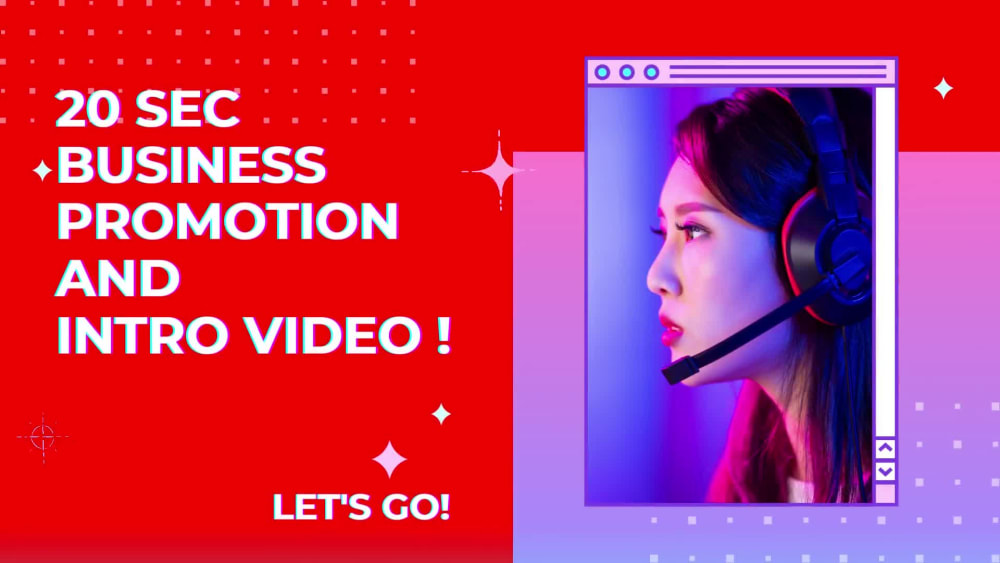 15 sec business promo video/teaser/ ads banner, poster, flyer ...