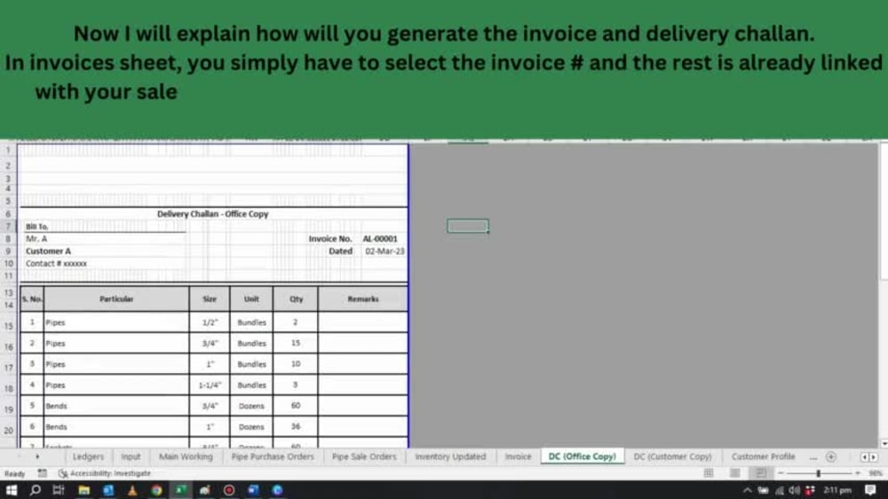 A fantastic complete accounting software on excel. | Upwork