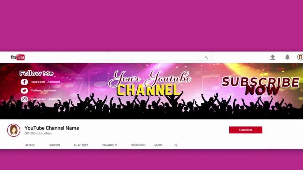 An attractive YouTube banner, cover, or channel art design | Upwork