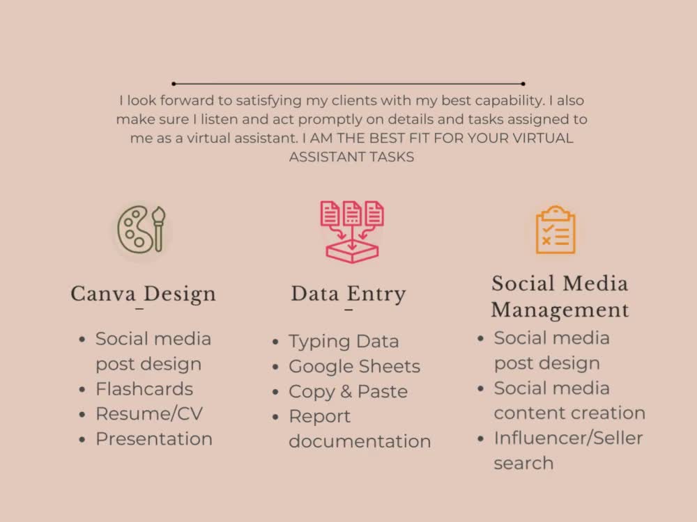 Virtual assistant data entry administrative support course creation | Upwork