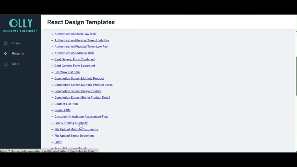 Pattern catalog, where you'll find a diverse range of react design patterns | Upwork