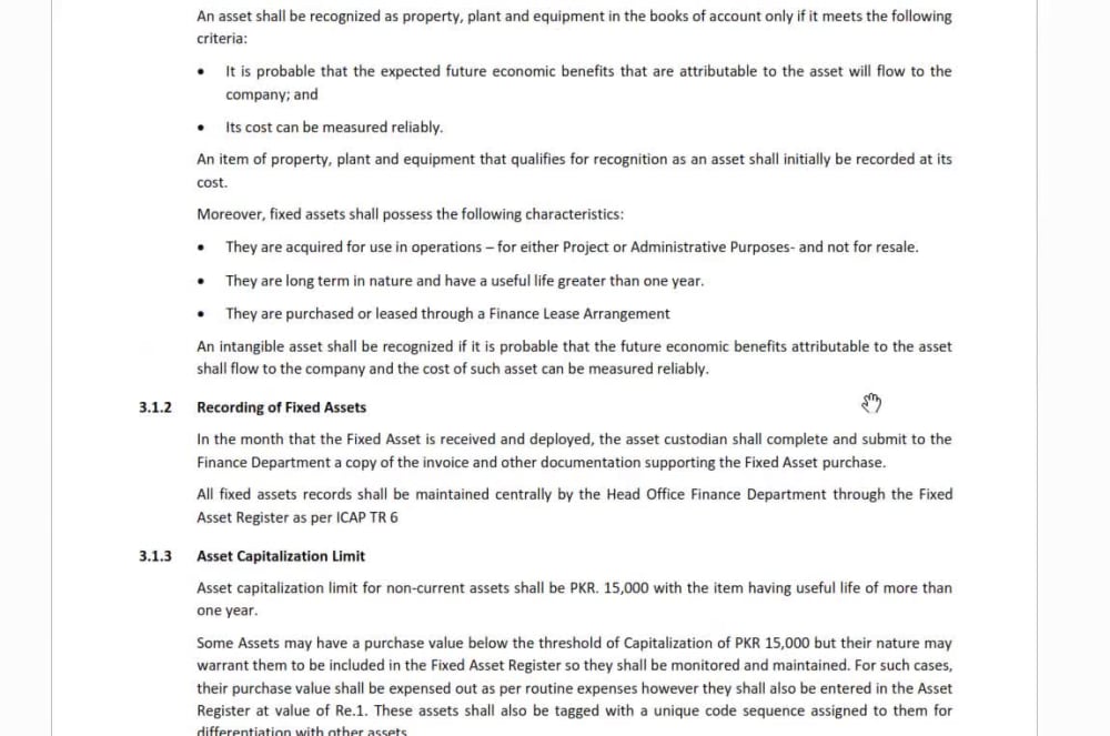 A customized standard operating procedure (SOP) aligned with best ...