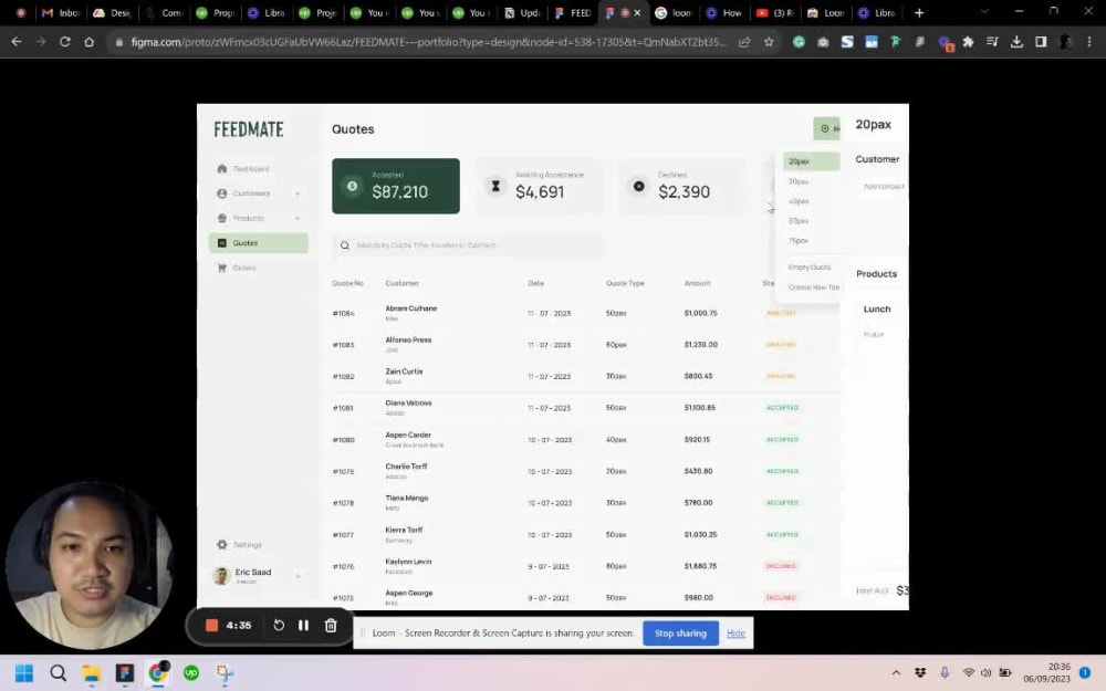 Clean and Professional Dashboard, Web App, Admin Design in Figma | Upwork