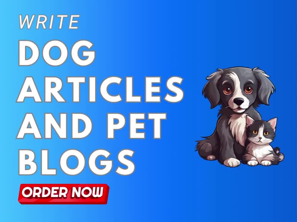 Dog articles and pet blog | Upwork