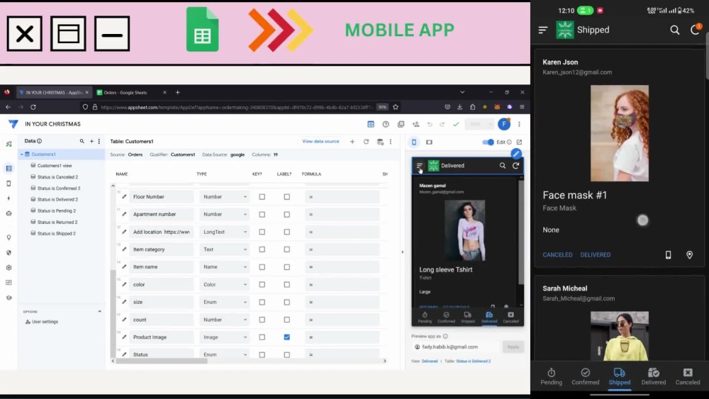 AppSheet mobile application for managing your business | Upwork