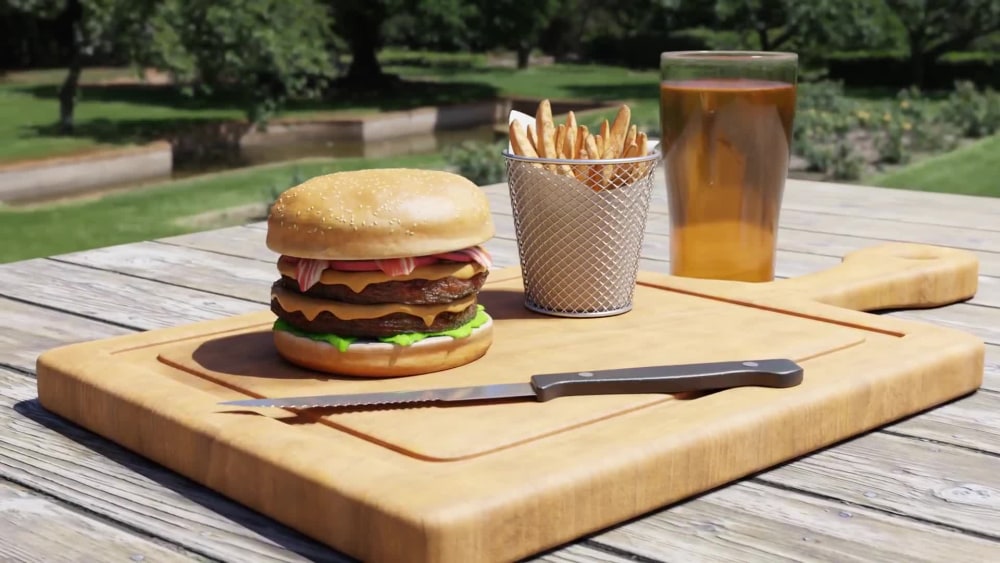 3D food modeling, 3D food animation, with food design | Upwork