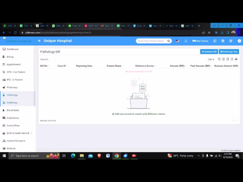 HOSPITAL MANAGEMENT SYSTEM WEBSITE AND APP. | Upwork